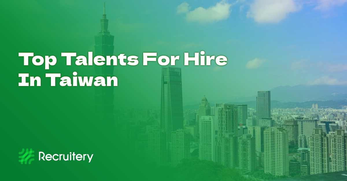 Top Candidates For Hire In Taiwan Group By Job | Aniday